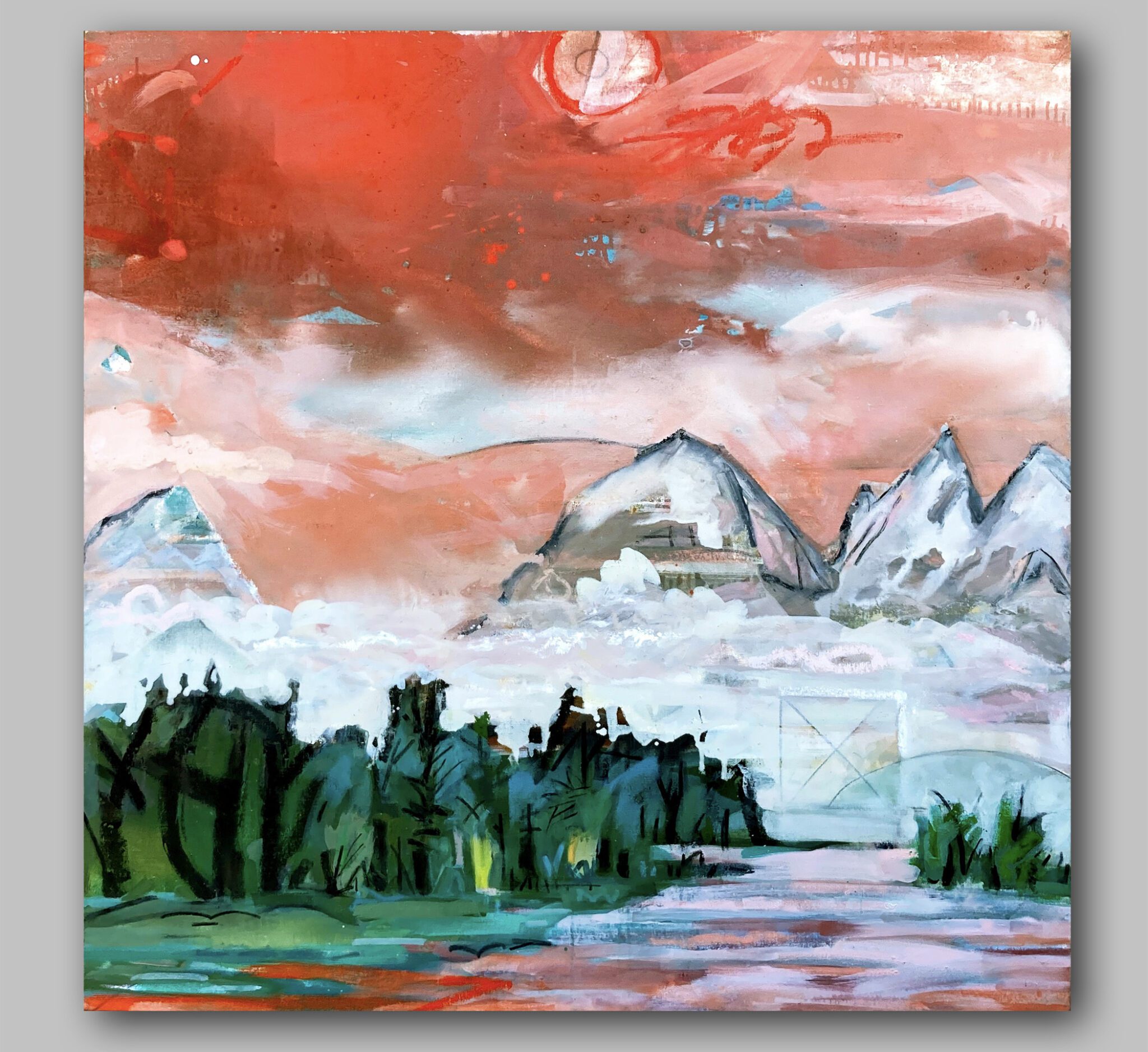 Gaia Passage No 1—Red Tempest | Marin Open Studios